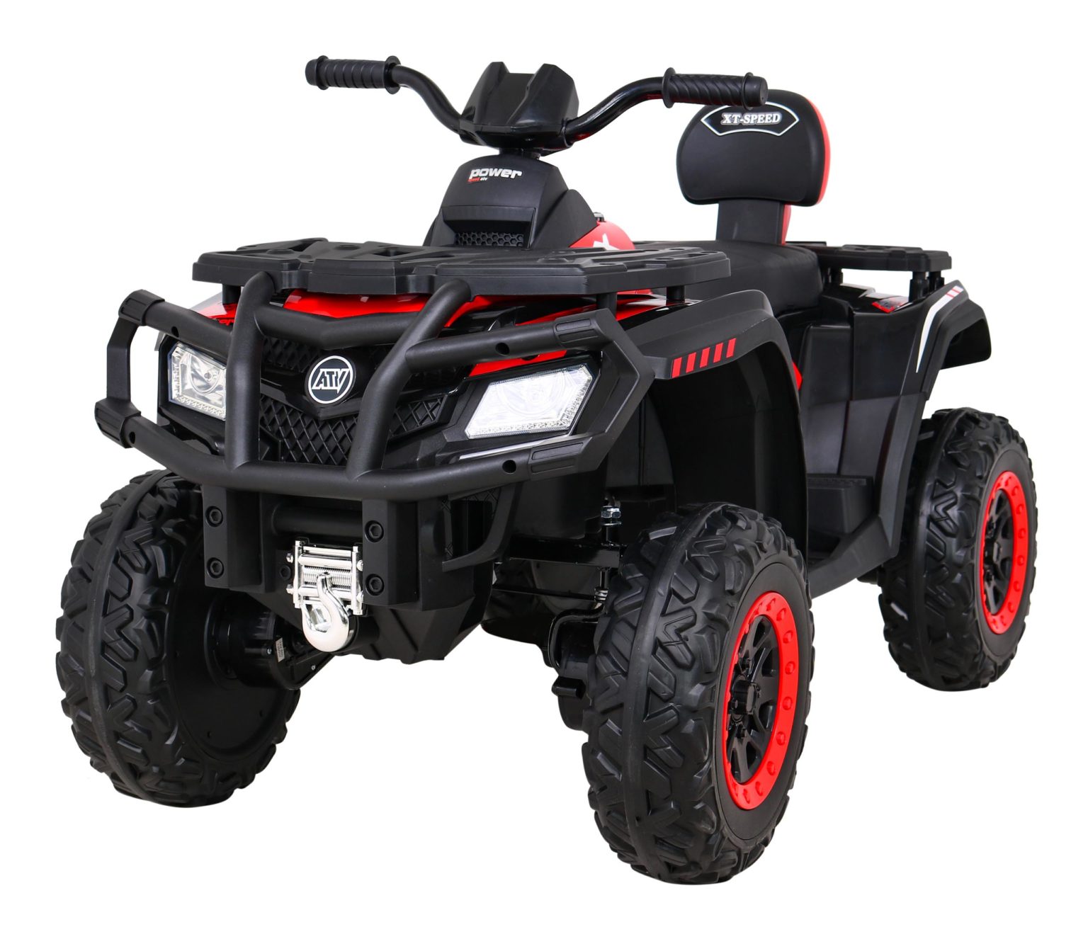 Elektro Quad XT-SPEED 24V 4x120W 2-Sitzer – rot/schwarz - Fun KidCars